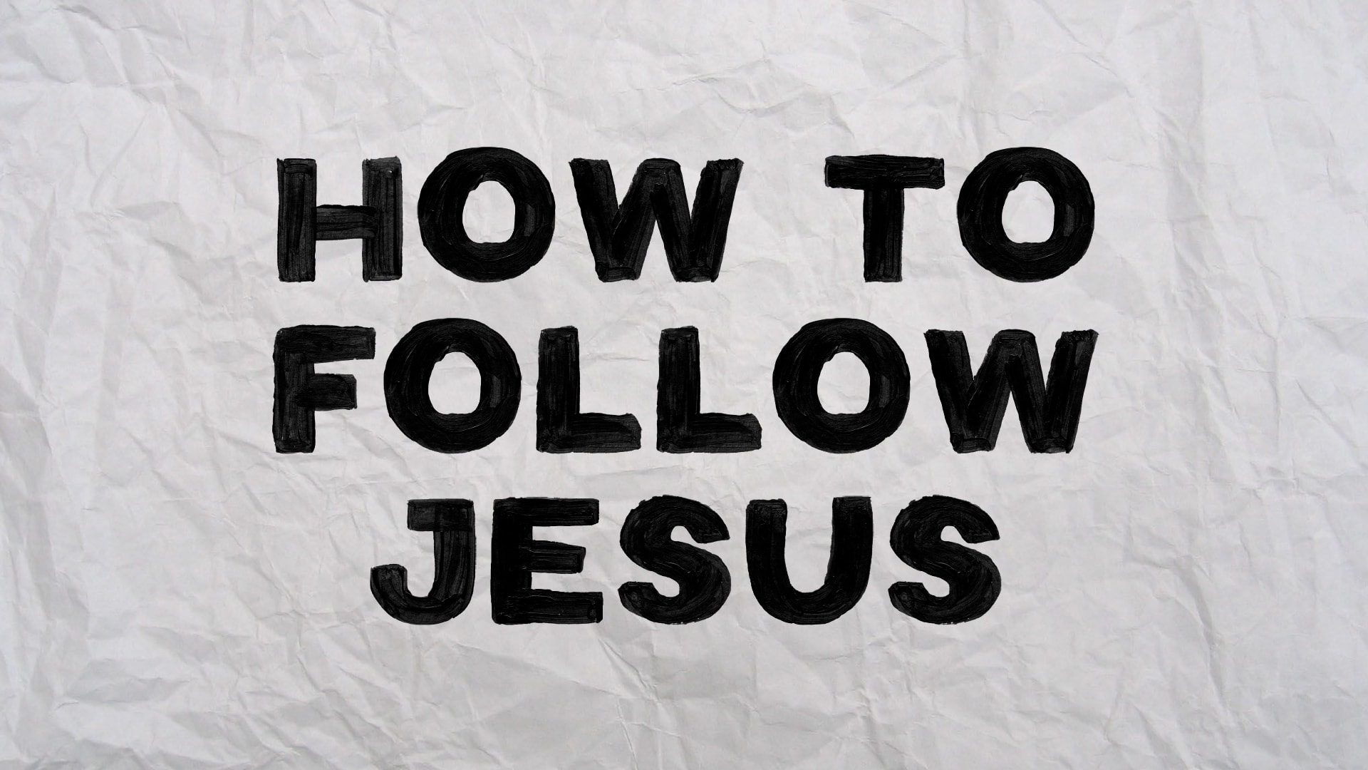 How Do I Follow Jesus? | Sagebrush Church